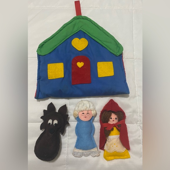 Vintage hand made | Toys | Little Red Riding Hood Stuffed Toy | Poshmark